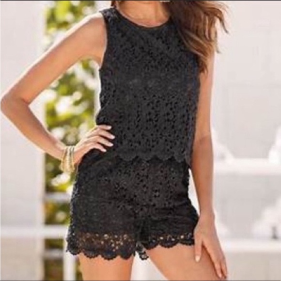 Boston Proper | Pants & Jumpsuits | Boston Proper Crochet Popover ...